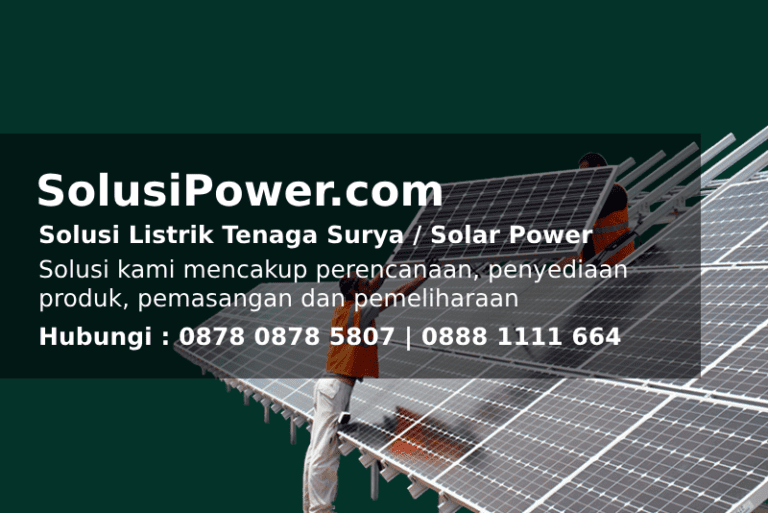 Jasa Pemasangan Solar Cell | Solusi Power Indonesia