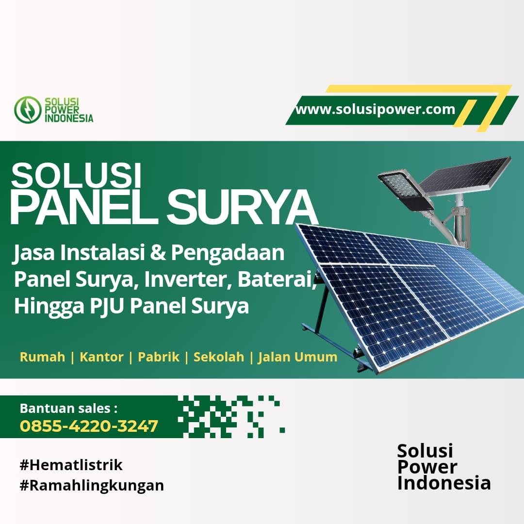 Jasa Pasang Solar Panel Rumah Tenaga Surya | Solusi Power Indonesia